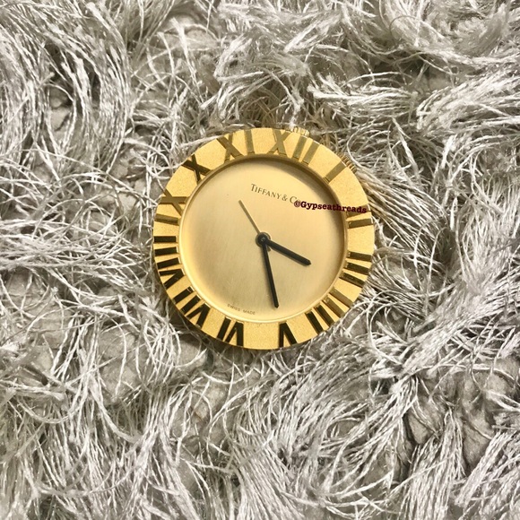 Tiffany & Co. | Accents | Tiffany Co Atlas Desk Clock | Poshmark